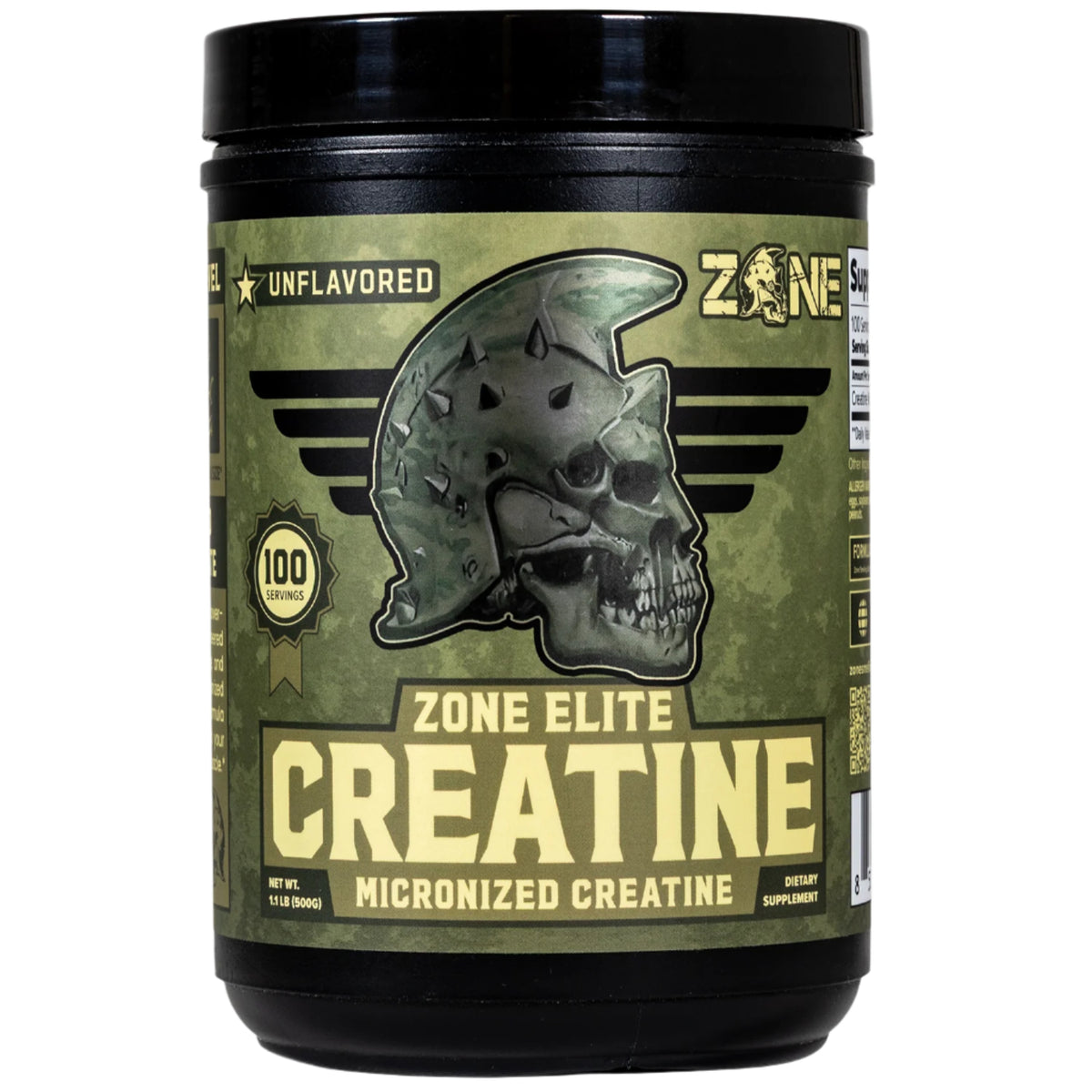 Zone Micronized Creatine (Unflavored - 100 Servings) – Serious Steel ...
